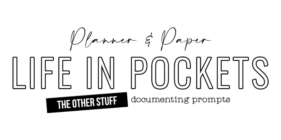 Life in Pockets - 2023 - February Photo Prompts - Planner and Paper